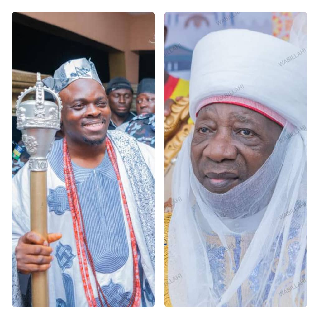 Oloro of Oro, Oba Titiloye congratulates Emir of Ilorin on 29th ...